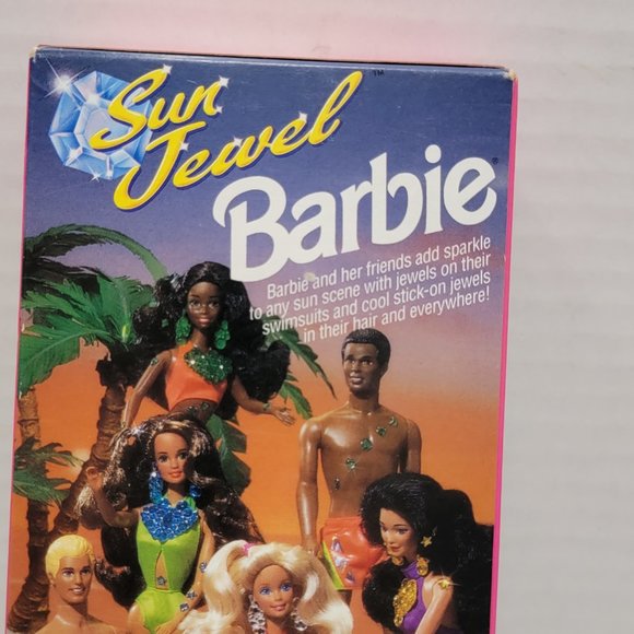 Mattel | Toys | New Vintage 993 Skipper Sun Jewel Barbie Doll Stick On ...